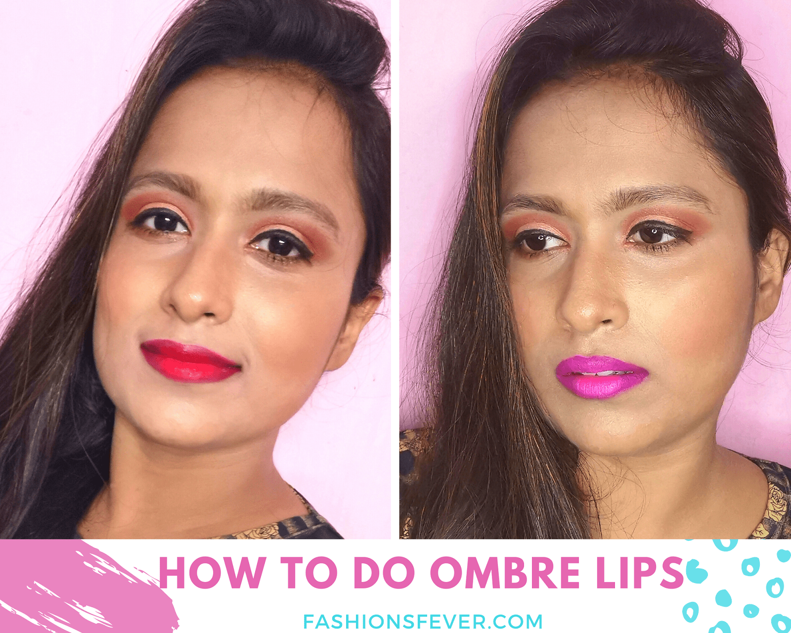 How To Do Perfect Ombre Lips - Bold And Beautiful - Fashion's Fever