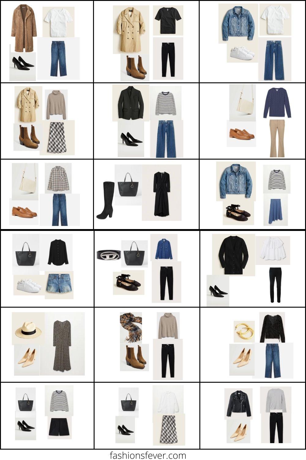 Capsule Wardrobe Checklist: What to Wear Year-Round - Fashion's Fever
