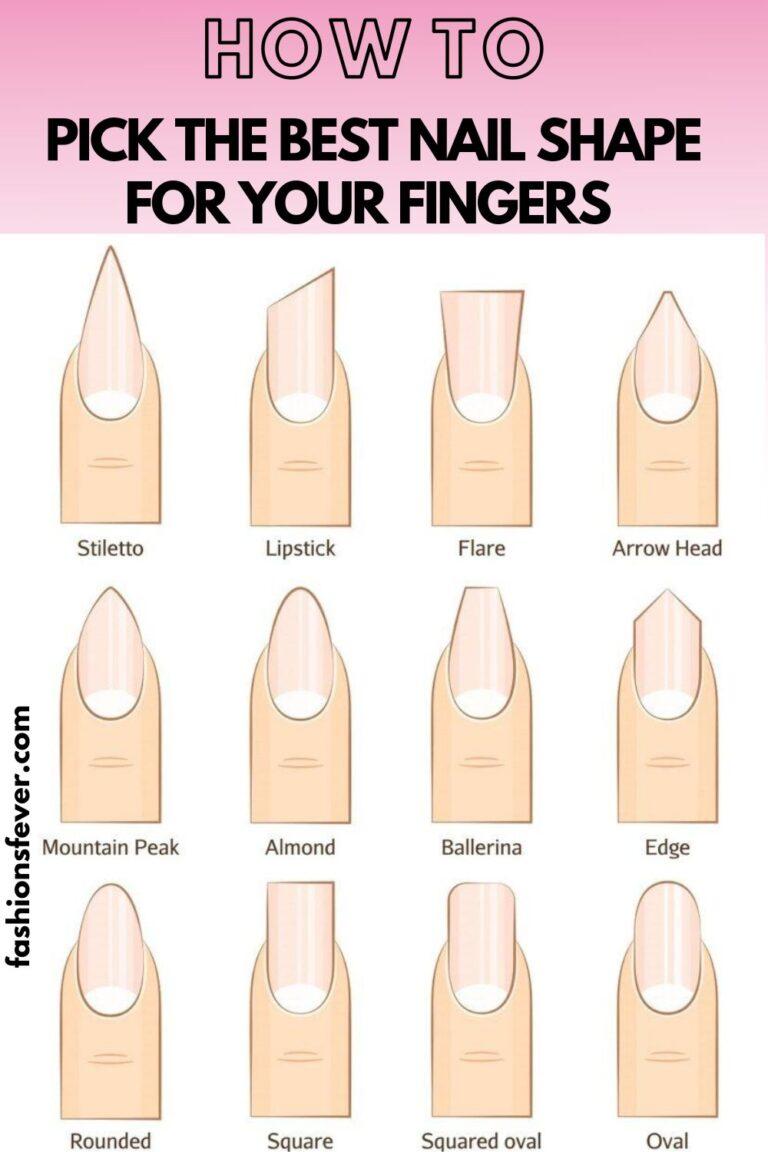 12 Best Nail Shapes For Your Fingers And How To Choose Them - Fashion's ...