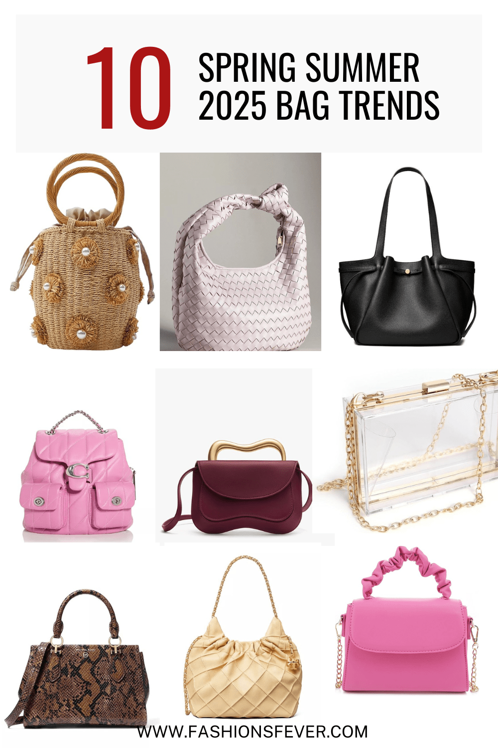 Spring Summer 2025 Bag Trends: Best Handbags For The Season - Fashion's ...